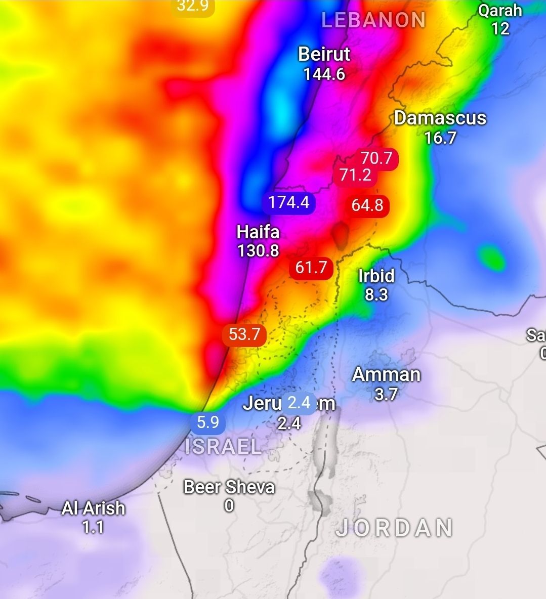 עדכון מודלים 17/12/2023 - Weather2day